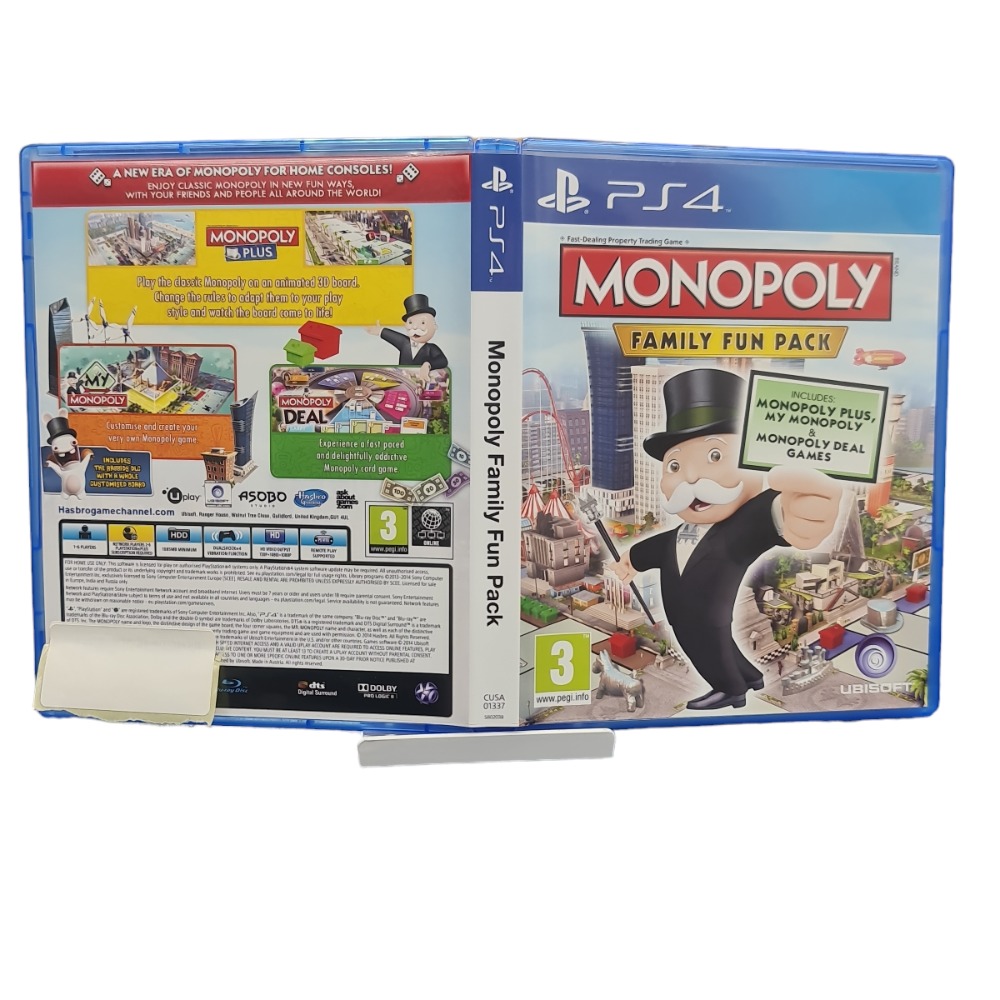 Pre-owned Monopoly Family Fun Pack - Own4Less